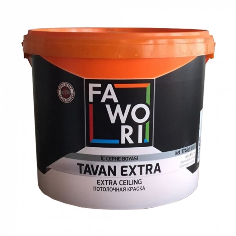 Fawori Extra Tavan Boyası 17.5 kg. - Aras Boya Yapı
